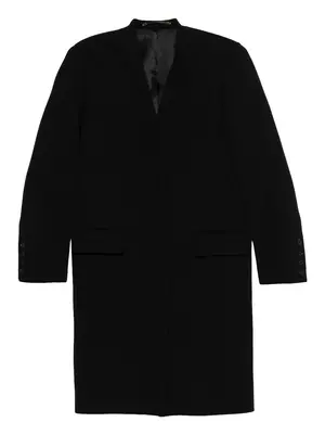 TOTEME Deep Pleat Coat - Black