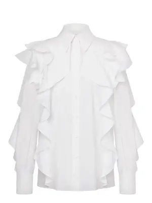 ALBERTA FERRETTI Alberta Ferretti Ruffled Shirt