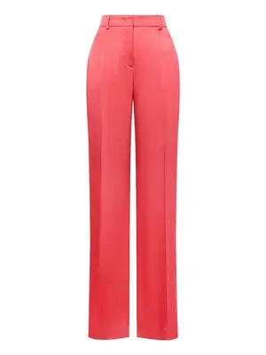 Alberta Ferretti Pressed-crease Tailored Trousers - Pink