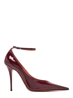 Amina Muaddi Anok 105mm Pumps - Red