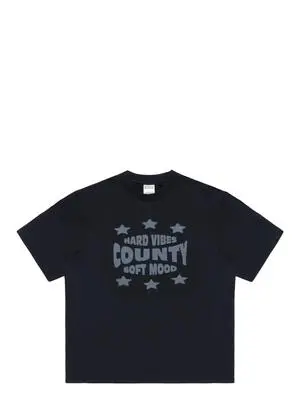 COUNTY OF MILAN Hard Vibes T-shirt - Black