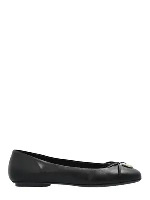 Furla Logo-plaque Ballerina Flats - Black