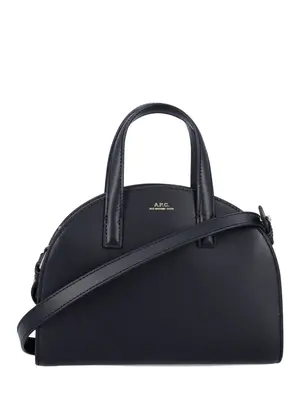 A.p.c. Small Demi-lune Tote - Black