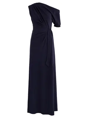 Diane Von Furstenberg Avi Wrap-effect Maxi Dress - Dark Navy