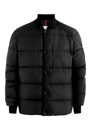 Moncler Bazena Quilted Shell Bomber Jacket - Black