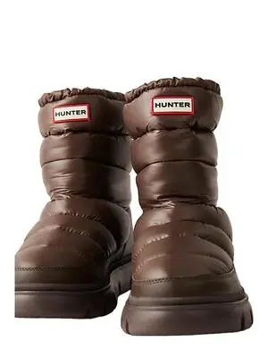 Hunter Maribel Snow Boots Brown