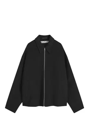 Acne Studios Doverio Double Face Wool Jacket - Black