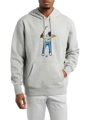 EASTSIDE GOLF Swingman Core Fleece Hoodie - Heather Grey
