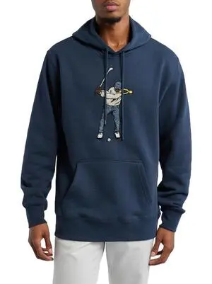 EASTSIDE GOLF Swingman Core Fleece Hoodie Midnight Bluednu