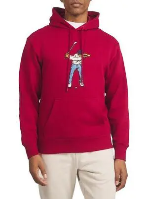 EASTSIDE GOLF Swingman Core Fleece Hoodie Red