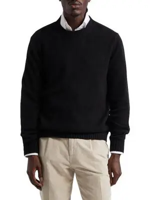 Thom Sweeney Cashmere Crewneck Sweater - Black