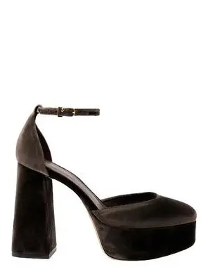 Larroude Ari Mary Jane Platform Pumps - Expresso