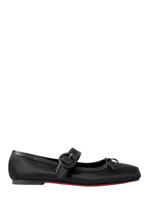 CHRISTIAN LOUBOUTIN Mamastrapitina Ballet Flats - Black