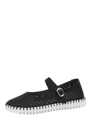 ILSE JACOBSEN Tulip Ballet Flats - Black