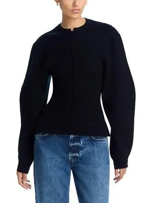 Proenza Schouler White Label Carolina Sweater - Black