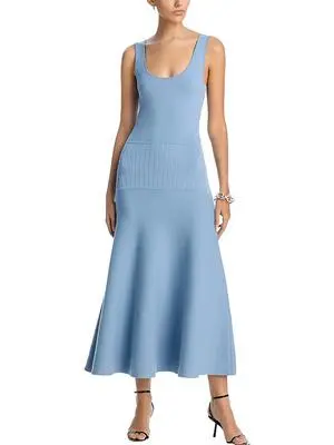Proenza Schouler White Label Lucia Dress - Lark Blue