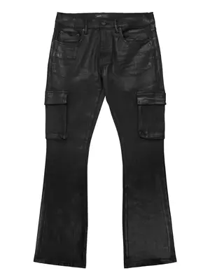PURPLE BRAND P004 Flared Jeans - Black