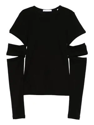 Helmut Lang Slash Top - Black
