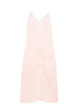 Khaite Tully Midi Dress - Pink