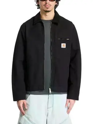 Carhartt Work In Progress Detroit Zip Patch Jacket - Black