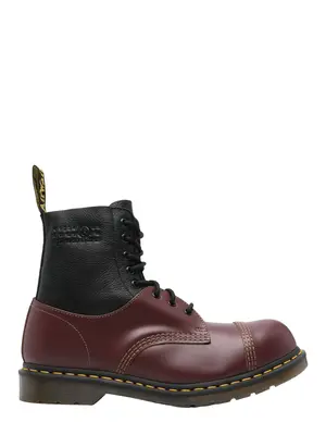 MAISON MARGIELA X Dr. Martens Ankle Boots - Red