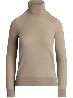 Ralph Lauren Cashmere Roll Neck Sweater - Brown