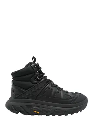 Tommy Hilfiger Rubberised-logo Boots - Black
