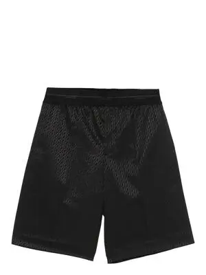 Helmut Lang Logo-jacquard Shorts - Black