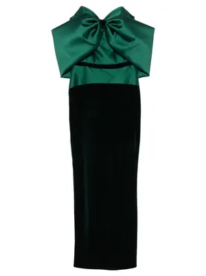 CRISTALLINI Celeste Maxi Dress - Green