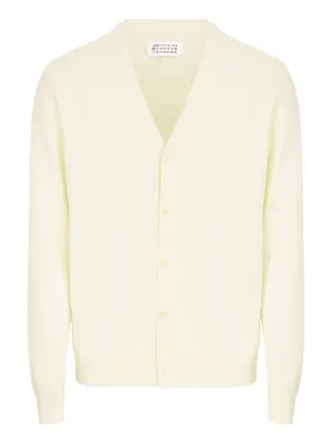 MAISON MARGIELA Maison Margiela Wool Cardigan White