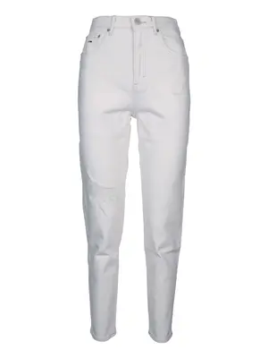 Tommy Hilfiger High-rise Tapered Jeans - White