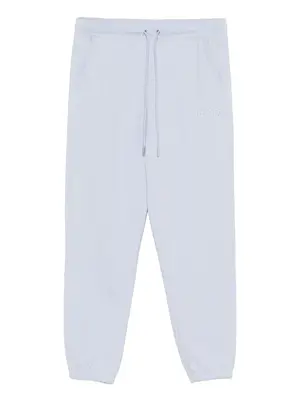 Dkny Embroidered-logo Track Pants - Blue