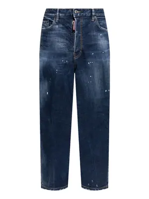 Dsquared2 Stretch-cotton Tapered Jeans - Blue
