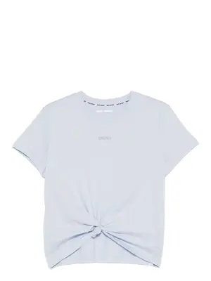 Dkny Stud-embellished T-shirt - Blue