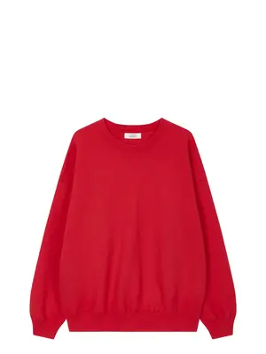 STUDIO TOMBOY Fleece Sweatshirt - Red