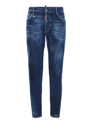 Dsquared2 Stretch-cotton Skinny Jeans - Blue