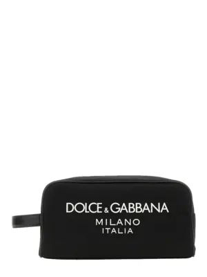 Dolce & Gabbana Logo Necessaire - Black