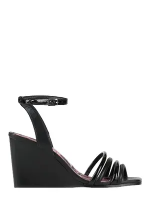 APEPAZZA APEPAZZA Leather Wedge Sandals