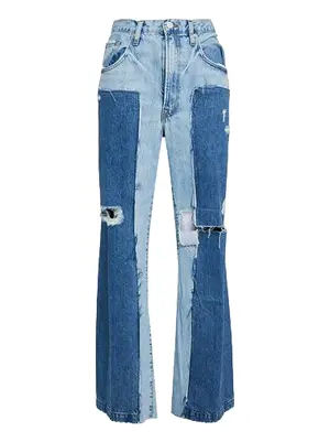 FRAME Wide-leg Jeans - Blue