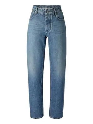 Bottega Veneta High-rise Straight-leg Jeans - Blue