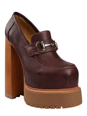 ZIGI ZIGI Thai Platform Loafer Pumps Brown
