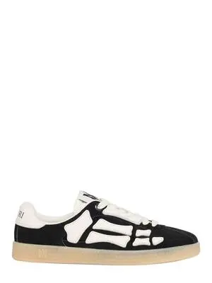 Amiri Pacific Bones Leather Sneakers - Black