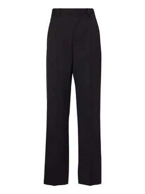 Wardrobe.NYC Virgin Wool Straight Pants - Black