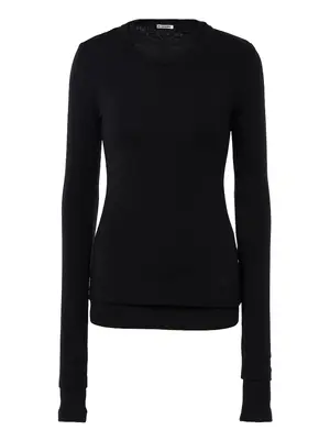 JIL SANDER Set Of 2 Wool Tops - Black