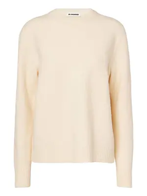 JIL SANDER Wool Sweater - White