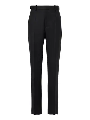 Bottega Veneta Wool Tapered Pants - Black
