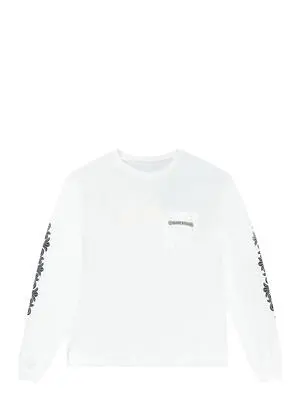 Chrome Hearts Aspen Floral Long-sleeve - White