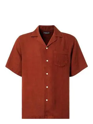 Frescobol Carioca Angelo Linen Shirt - Brown