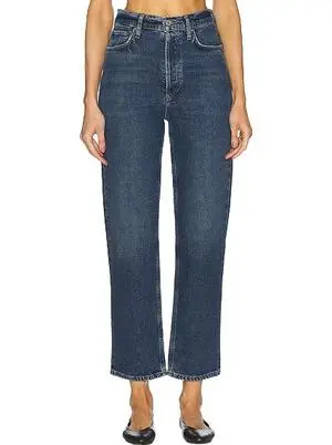 AGOLDE 90's Pinch Waist Crop Jeans - Solace
