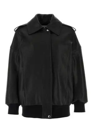 ALEXANDER MCQUEEN Alexander McQueen Oversized Leather Jacket